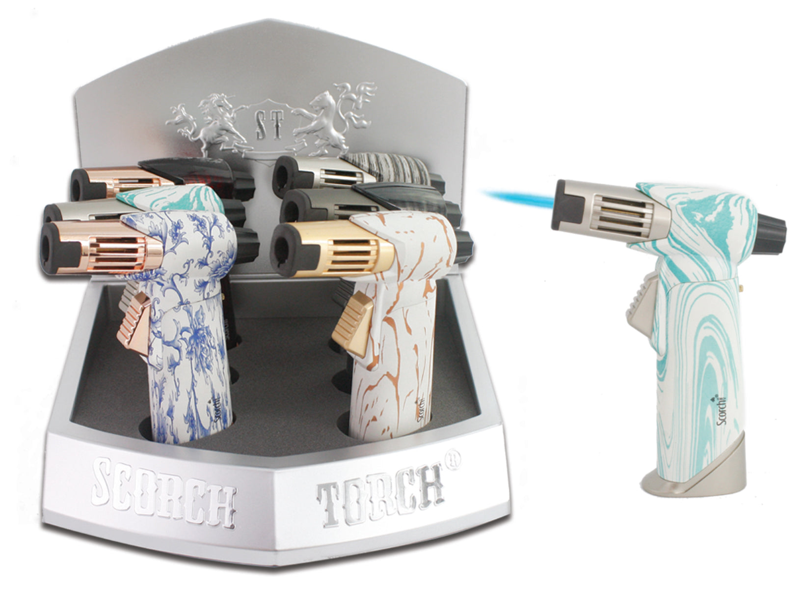 SCORCH PREMIUM TURBO 90 DEGREE TORCH DISPLAY (6CT) – Warehouse Fever