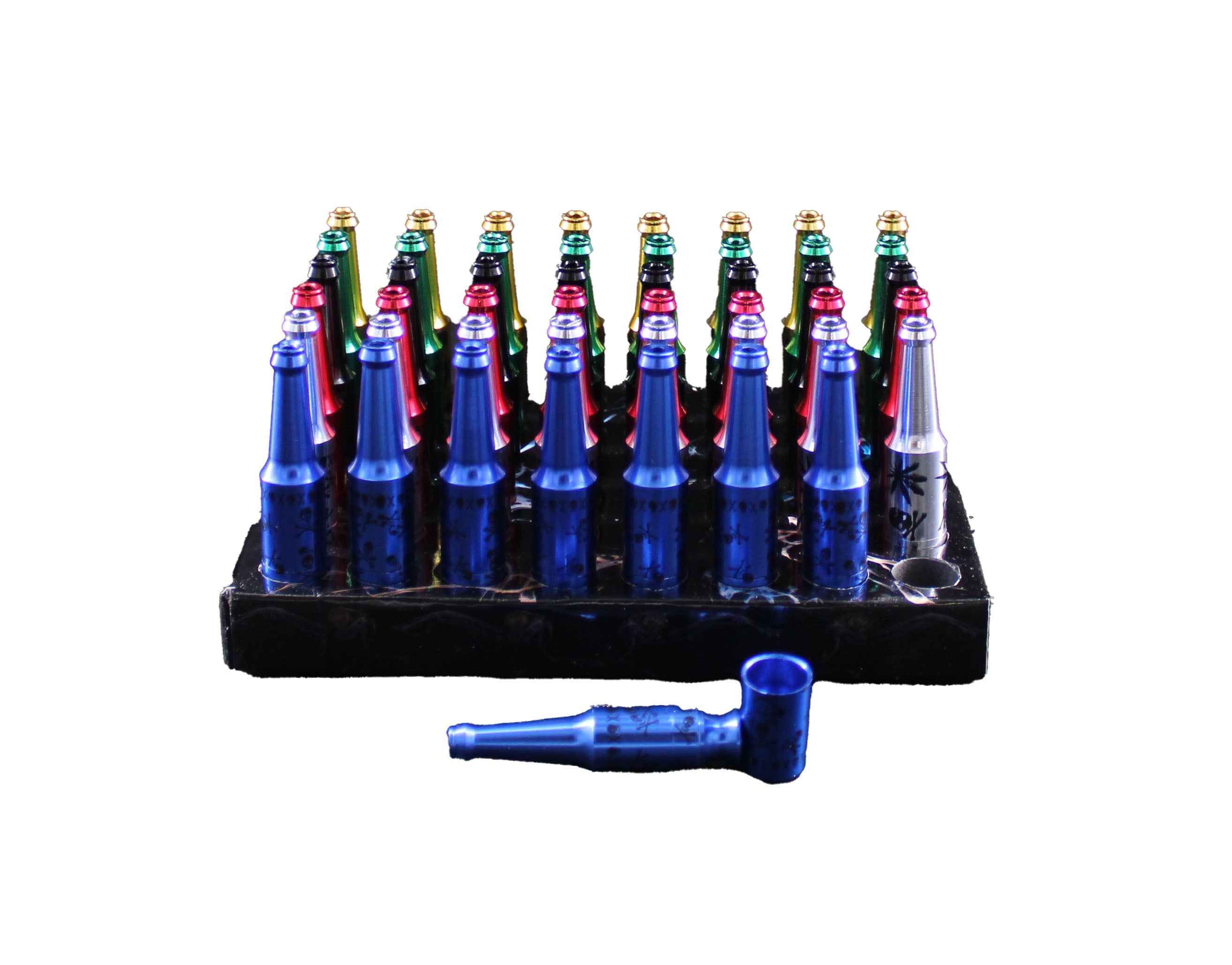 BOTTLE 420 #2 STYLE METAL PIPE ASSORTED (48CT) – Warehouse Fever