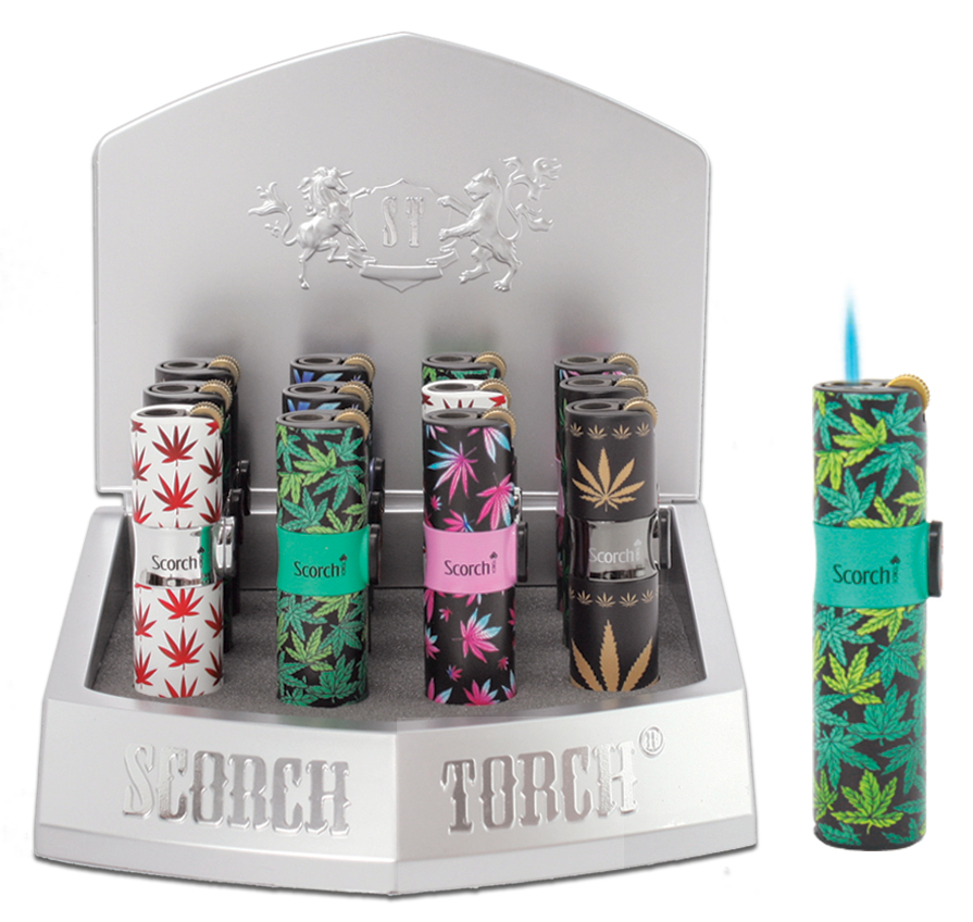 SCORCH PREMIUM FLINT 1T TORCH DISPLAY (12CT) – Warehouse Fever