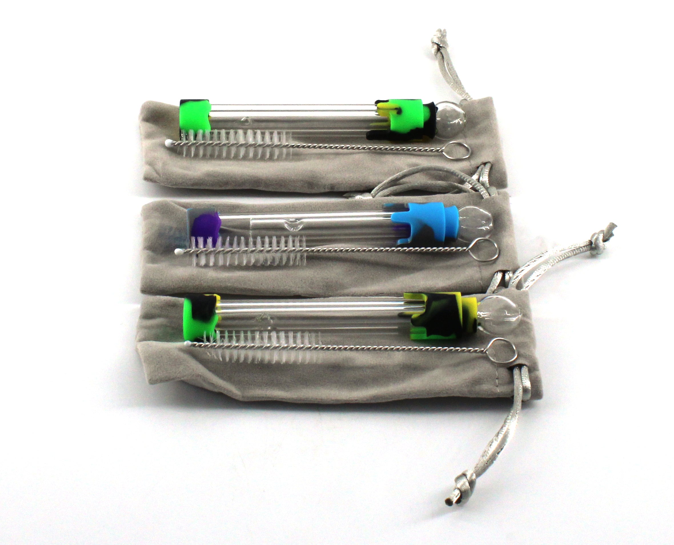 4" SILICONE PIPE + CLEANER ASSORTED (1CT) – Warehouse Fever