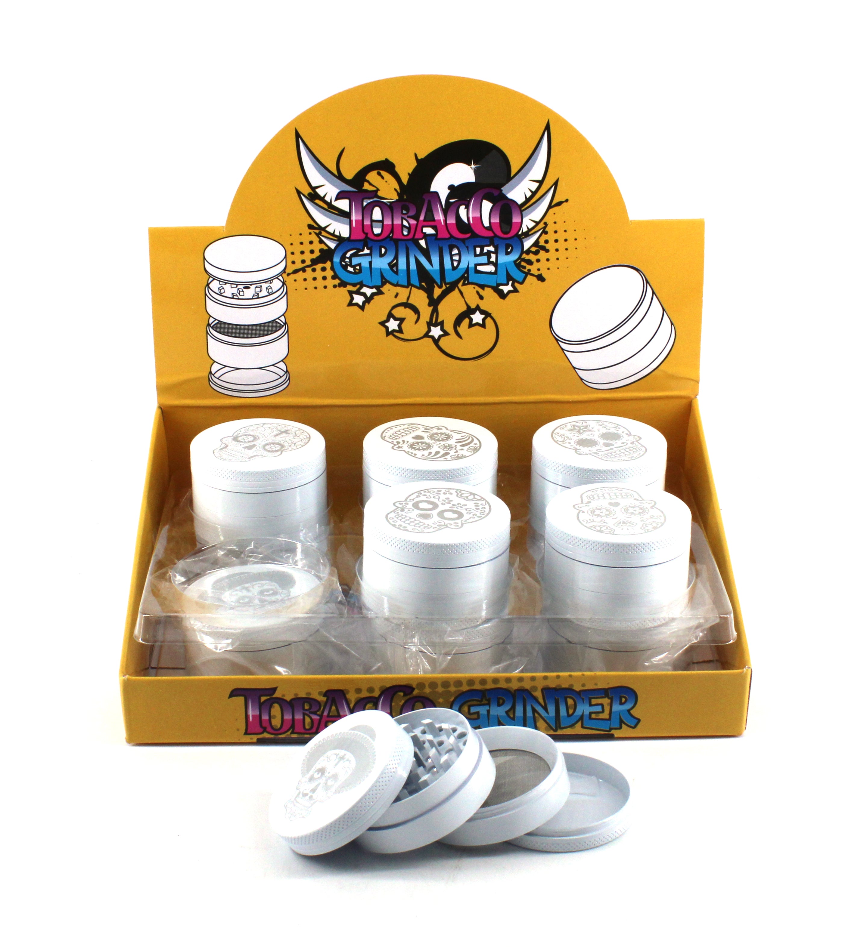 50MM GRINDER 4-PART DISPLAY (12CT) – Warehouse Fever