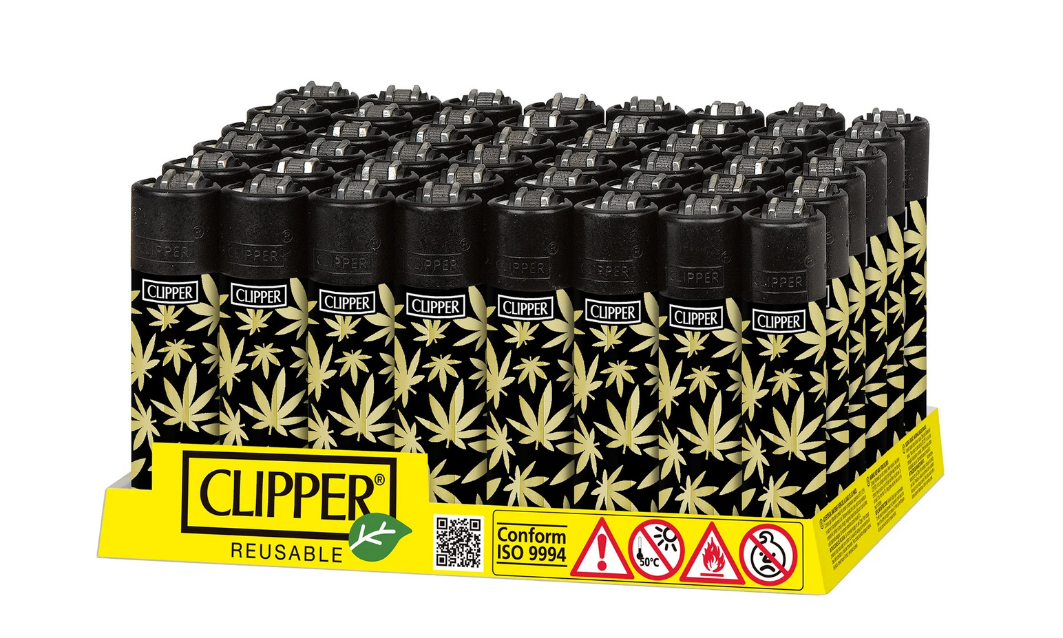 CLIPPER CLASSIC GOLDEN LEAVES DISPLAY (48CT) – Warehouse Fever