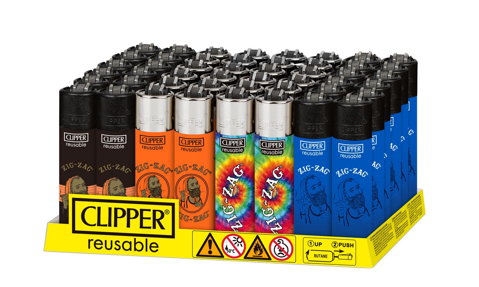 CLIPPER CLASSIC ZIGZAG-2 DISPLAY (48CT) – Warehouse Fever