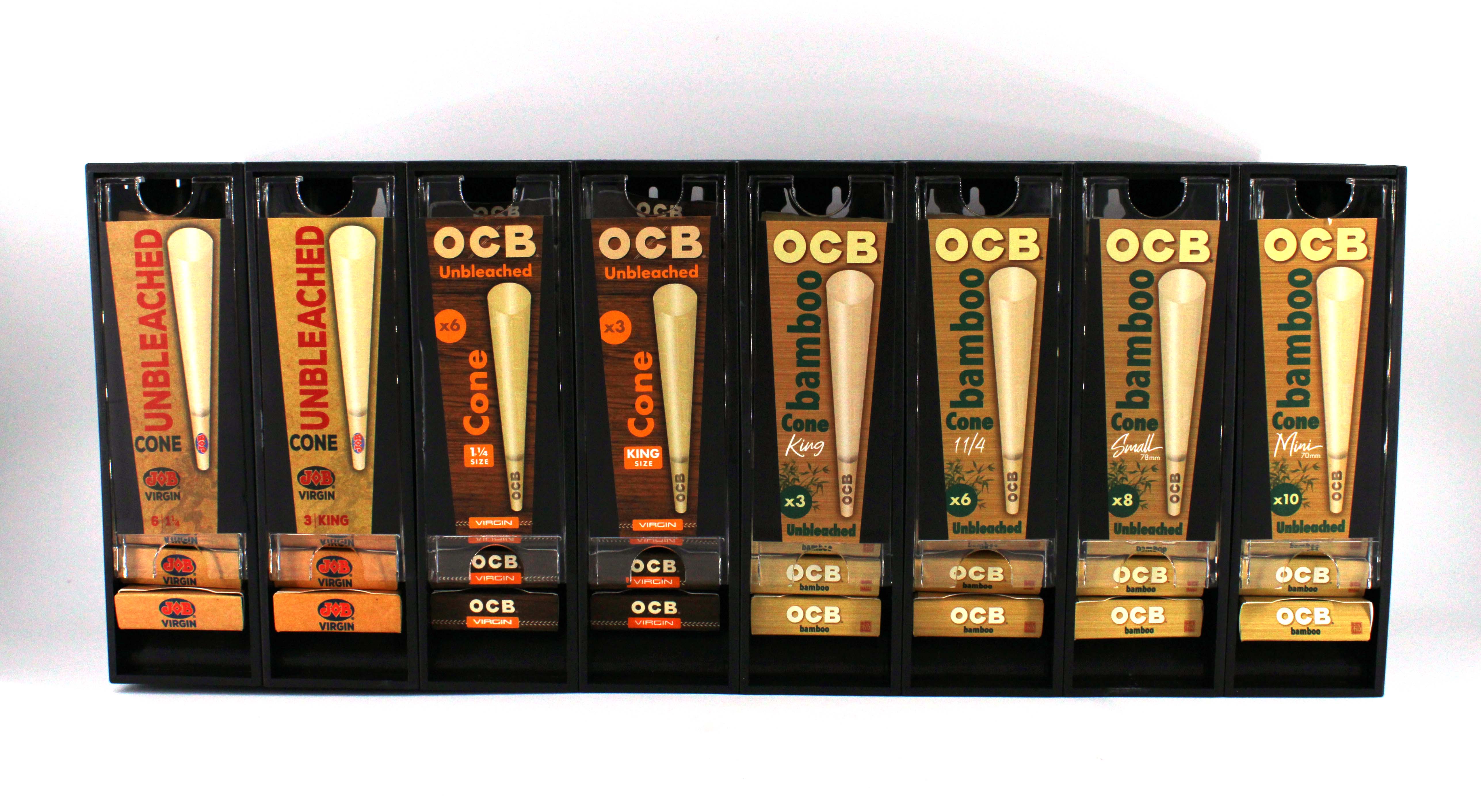 Modular OCB Cones Display Assorted 10ea (1ct) – Warehouse Fever