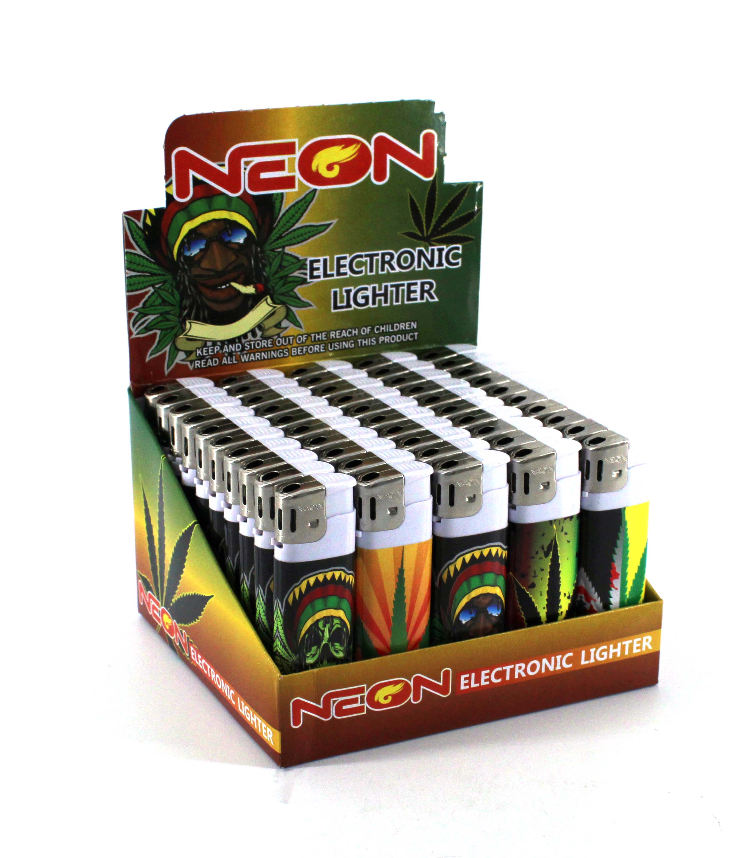 Neon Jamal Series Assorted lighters (50ct) – Warehouse Fever
