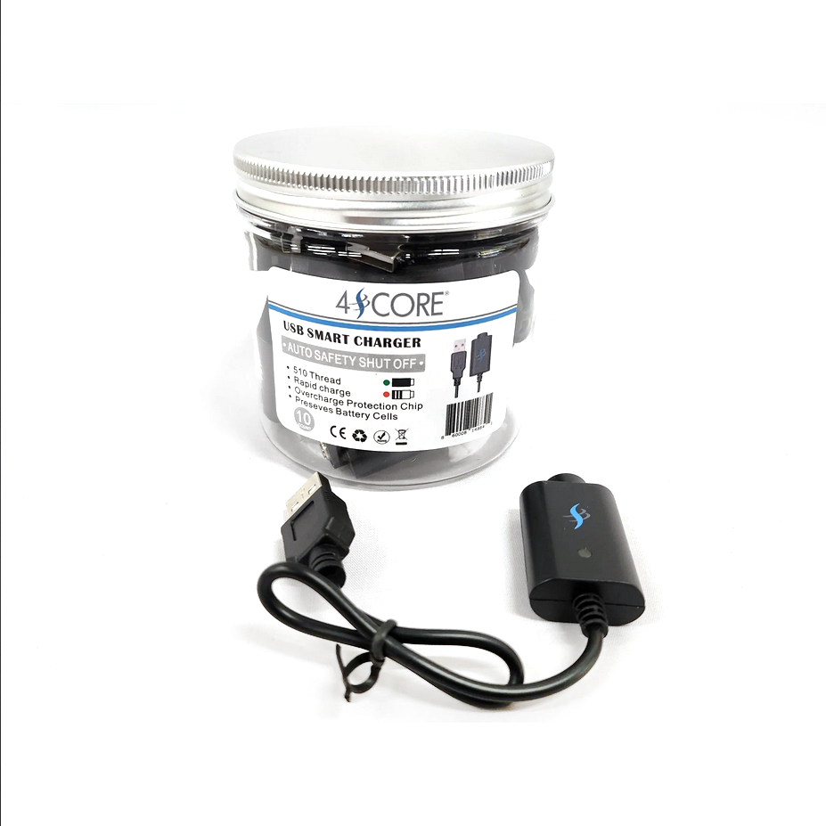 4SCORE CBD BATTERY CHARGER W/WIRE (10CT) – Warehouse Fever