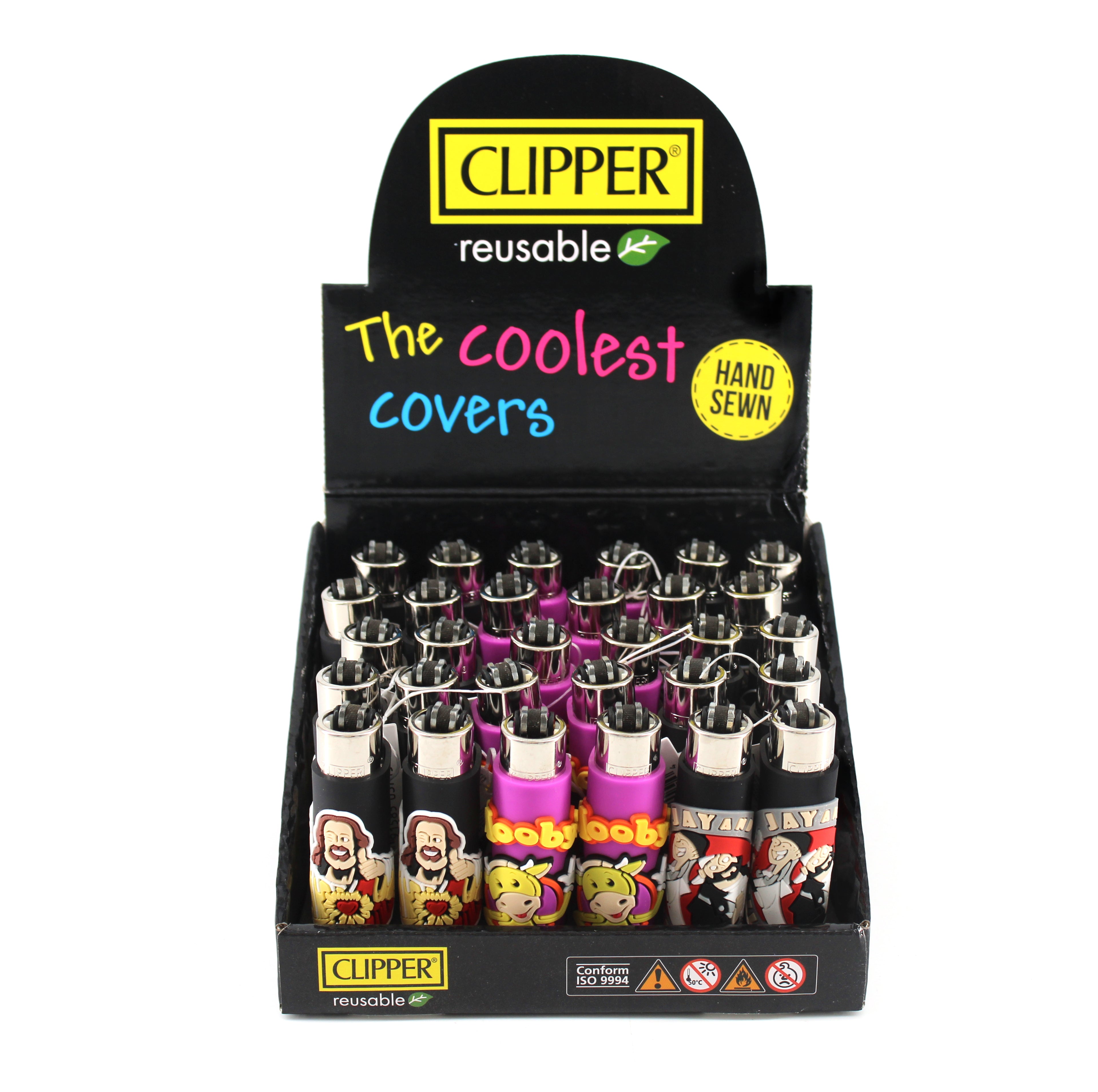 CLIPPER LIGHTER POP JAY AND SILENT JAY SILICONE DESIGN (30CT ...