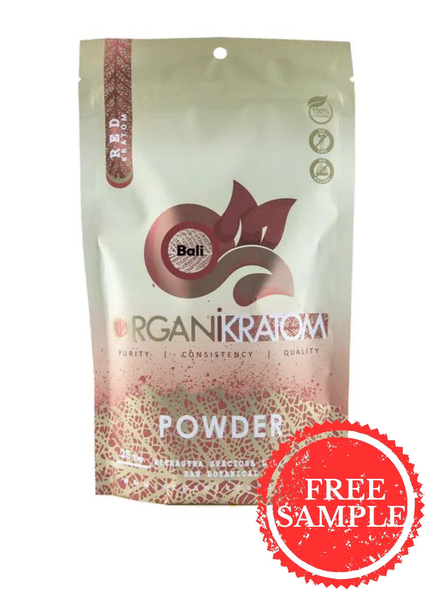 ORGANI KRATOM POWDER 100G RED BALI (1CT) – Warehouse Fever